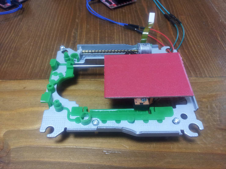 CD-ROM drive stepper motor X-Y 테이블 작동 : 네이버 블로그