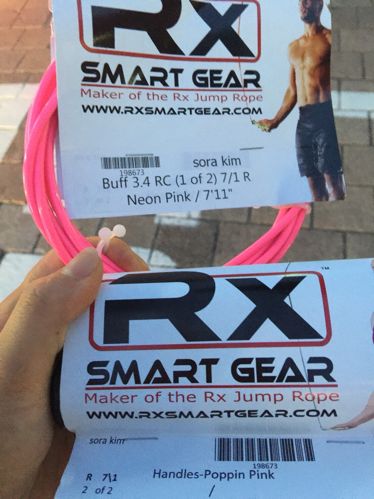 RX smart gear jump rope 크로스핏 줄넘기 솔직후기 : 네이버 블로그
