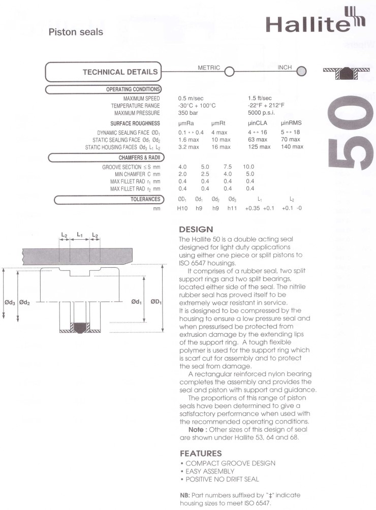 Hallite Piston Seals : 네이버 블로그