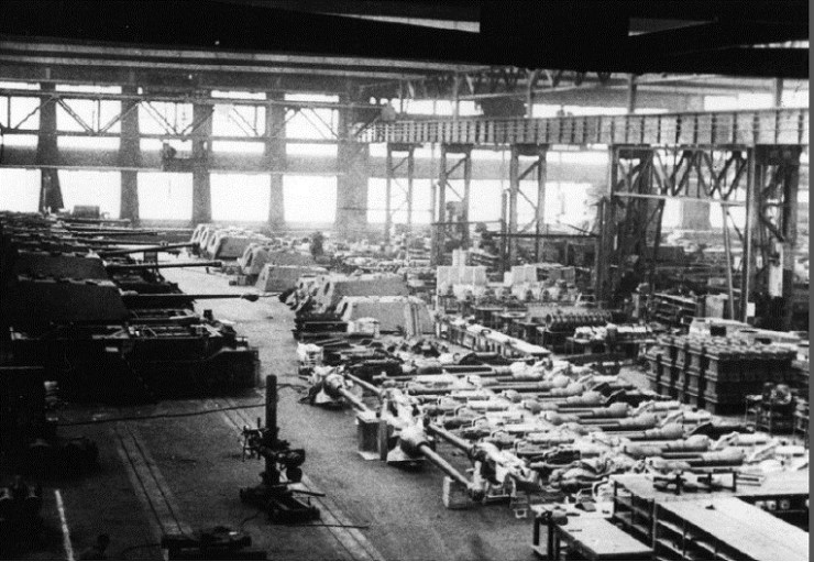 독일 페르디난트 자주포 제작 공장[WW2 German Ferdinand Self Propelled Gun Factory ...
