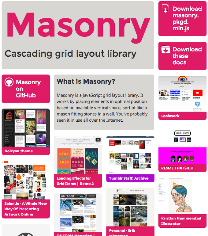 반응형 그리드 정렬 최고의 UI 플러그인 Masonry 소개 : 네이버 블로그