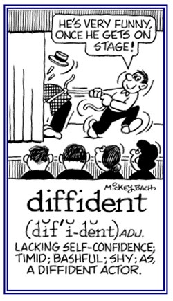 diffident vs. different : 네이버 블로그