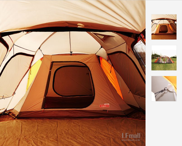 [LAFUMA CAMPING] _ [2015 LAFUMA 캠핑] 라푸마 로간 9 프리미엄 초대형 올인원 쉘터 4계절용 텐트 ...