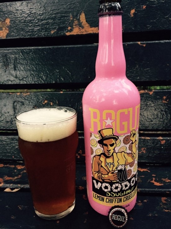 Rogue Voodoo Doughnut Lemon Chiffon Crueller Ale (로그 부두 도넛 레몬 쉬폰 크루엘러 ...