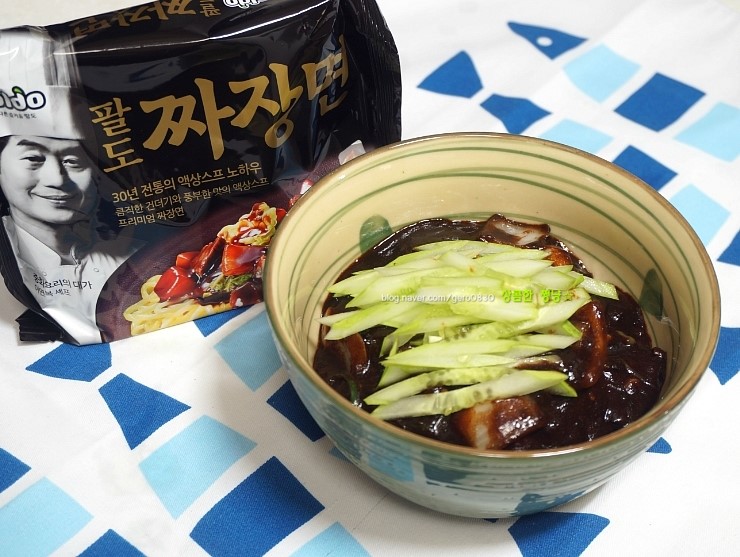 이연복 짜장라면 레시피~팔도 짜장면 중국집만큼 맛있다! : 네이버 블로그