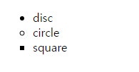 목록(list) 스타일 list-style-type 목록 타입 disc / circle / square - Writer 김이현 ...