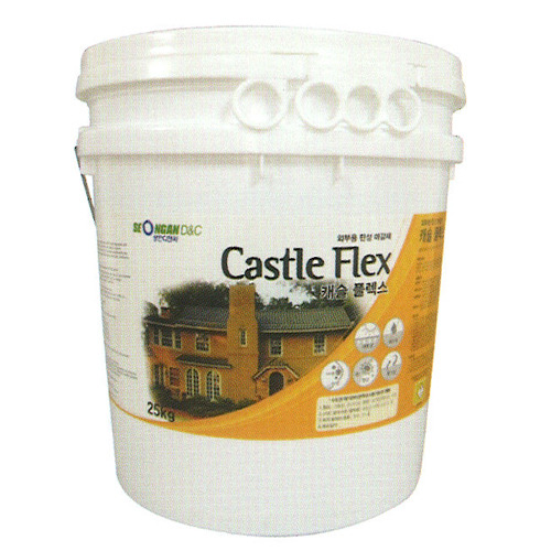 캐슬플렉스 : CASTLE FLEX 외부용 탄성 마감재 / 외장 크랙 방지도료 - 우드팩토리 : 네이버 블로그