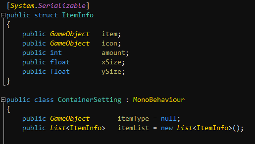 struct의 멤버변수들을 Inspector에서 수정하고 싶을 때 - [System.Serializable] : 네이버 블로그