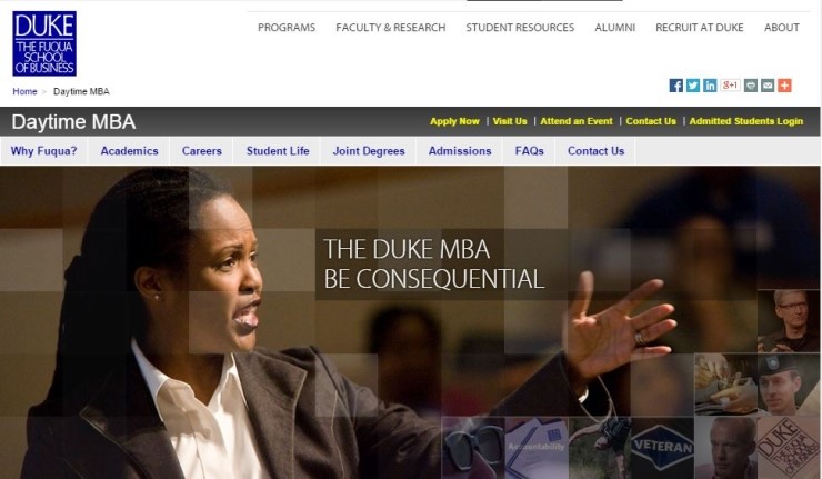 [미국명문MBA] 노스캐롤라이나 명문 DUKE University Fuqua MBA 2016학년도 입학지원일정 및 Essay ...