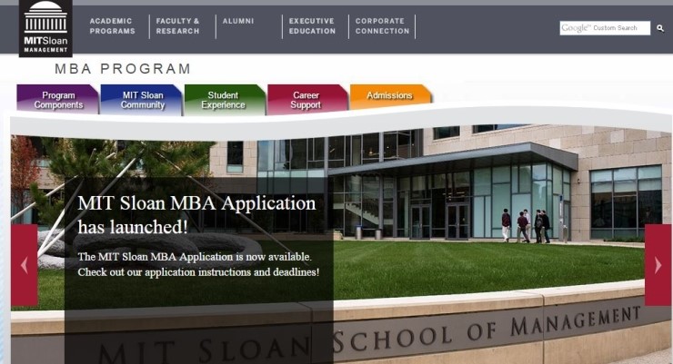 [미국명문MBA] US News MBA ranking 5위, MIT Sloan MBA 2016학년도 입학지원일정 및 에세이 ...