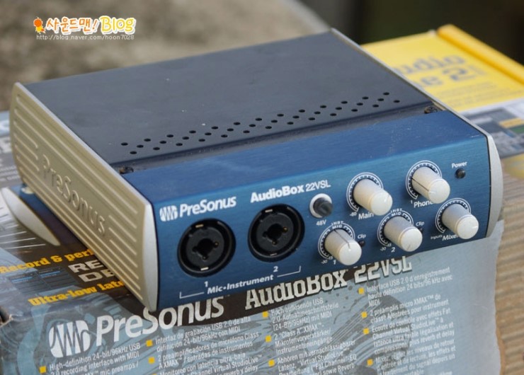 22vsl 중고/Presonus Audiobox 22vsl 프리소너스 오디오인터페이스 중고 : 네이버 블로그