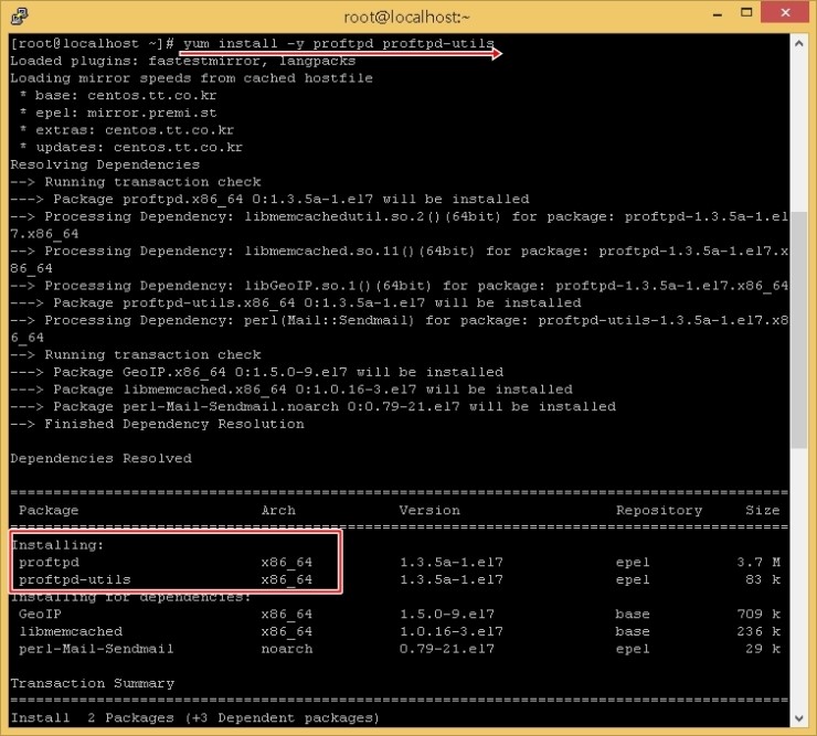 [버섯][CentOS7] ProFTPD 설치 방법 : 네이버 블로그