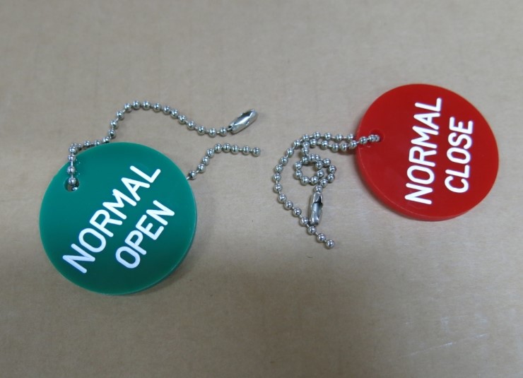 133. 상시 OPEN (NORMAL OPEN), 상시 CLOSE (NORMAL CLOSE) 아크릴명판 제작, 아크릴원형가공제작 ...