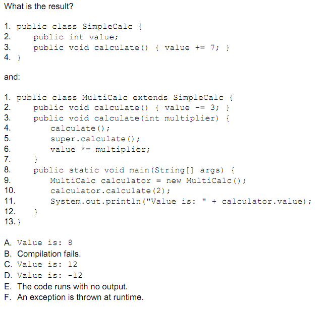 OCJP(SCJP)덤프 해설 : 네이버 블로그