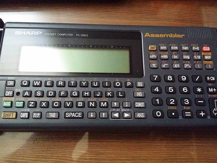샤프 포켓 컴퓨터 SHARP POCKET COMPUTER PC-G803 : 네이버 블로그