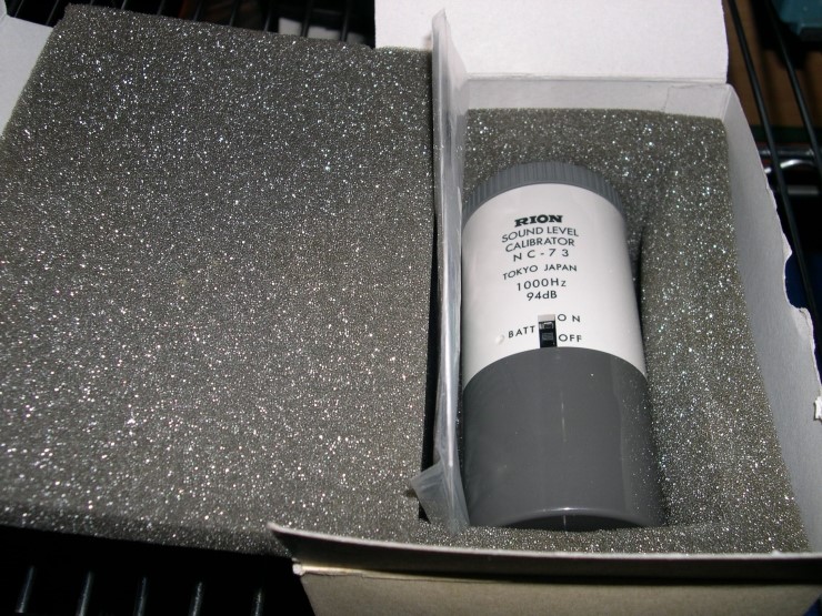 일본 RION NC-73 SOUND LEVEL CALIBRATOR : 네이버 블로그