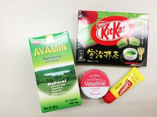 후기* 기분 좋은 선물[AVAMIN(아바민), Vaseline Rosy(바셀린립밤), Kit-Kat(녹차맛킷캣), Carmex ...