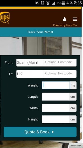 UPS 국제택배 이용하기-) 스페인에서 영국 : 네이버 블로그