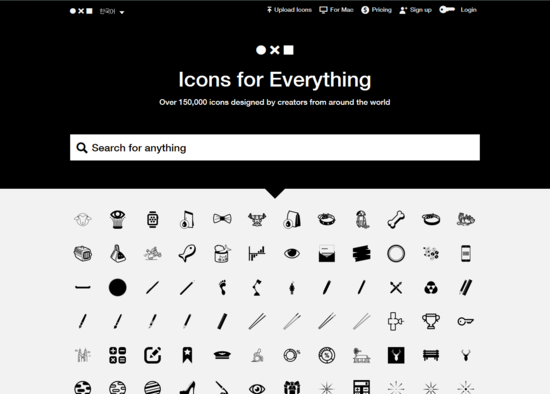 Noun project 무료 픽토그램 사이트 : 네이버 블로그
