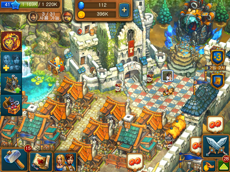 [ 게임 ] 무료 모바일 게임 The Tribez & Castlez - 41레벨 : 네이버 블로그