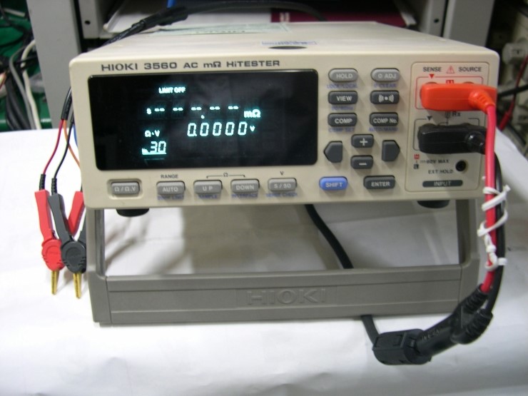 HIOKI 3560 AC MILLIOHM METER 리튬밧데리 내부저항 : 네이버 블로그