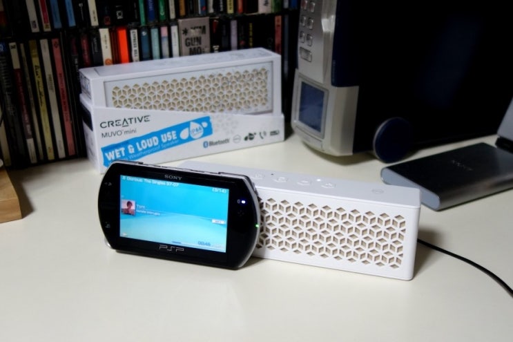 방수 휴대용 블루투스 스피커 크리에이티브 MUVO mini 화이트 리뷰 : 네이버 블로그