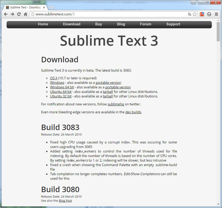 [TOOL] 텍스트 에디터, 서브라임 텍스트3 (Sublime Text3) 에디터 설치 : 네이버 블로그