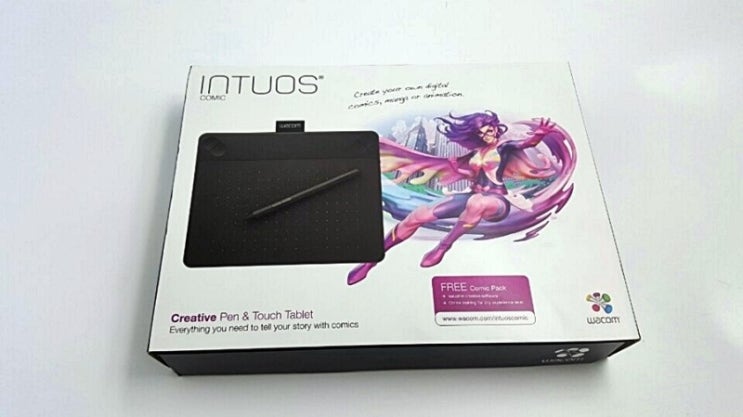 와콤타블렛 인튜어스 CTH-490 개봉기, 신상답게 좋군! : 네이버 블로그