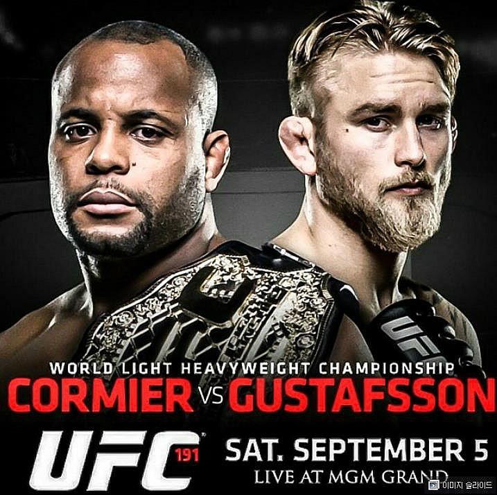 ufc 192 메인 라이트헤비급 챔피언 전 다니엘 코미어vs 알렉산더 구스타프손 : 네이버 블로그