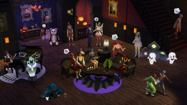 심즈 4 오싹오싹 아이템팩 후기 The Sims 4 Spooky Stuff Pack Review 심즈 4 할로윈 아이템팩 ...