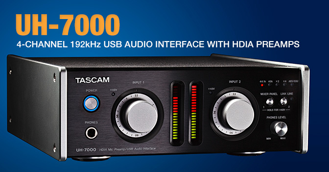 TASCAM UH-7000 드라이버 V1.02 업데이트 출시 : 네이버 블로그