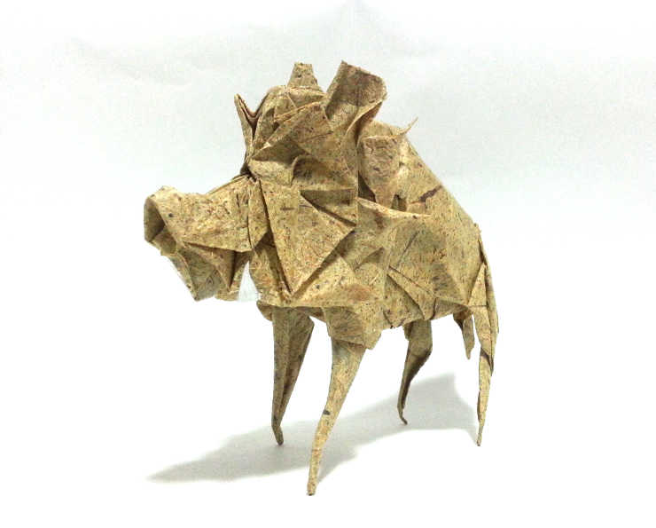 [책작품] '장용익'님 - 멧돼지 (Wild boar), 'Origami pro' : 네이버 블로그