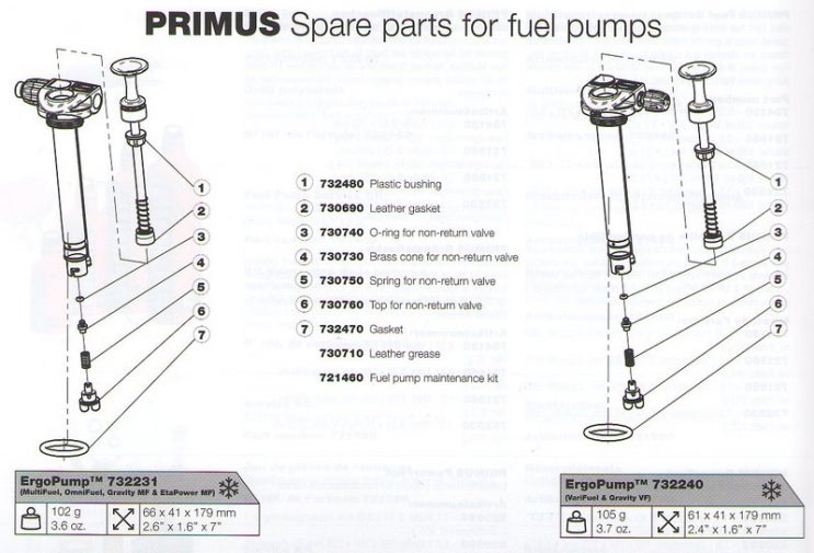 프리머스 스토브 연료펌프 - Primus Ergo Pump : 네이버 블로그