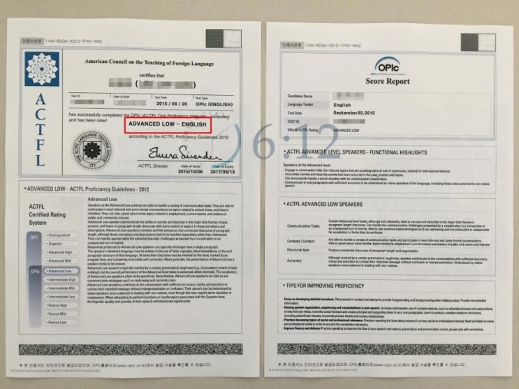 오픽 al 후기 + OPIc AL 수준과 공부방법 공유 : 네이버 블로그