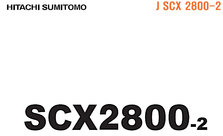 HITACHI SUMITOMO SCX 2800 -2 275톤 크롤러 크레인 일본 : 네이버 블로그
