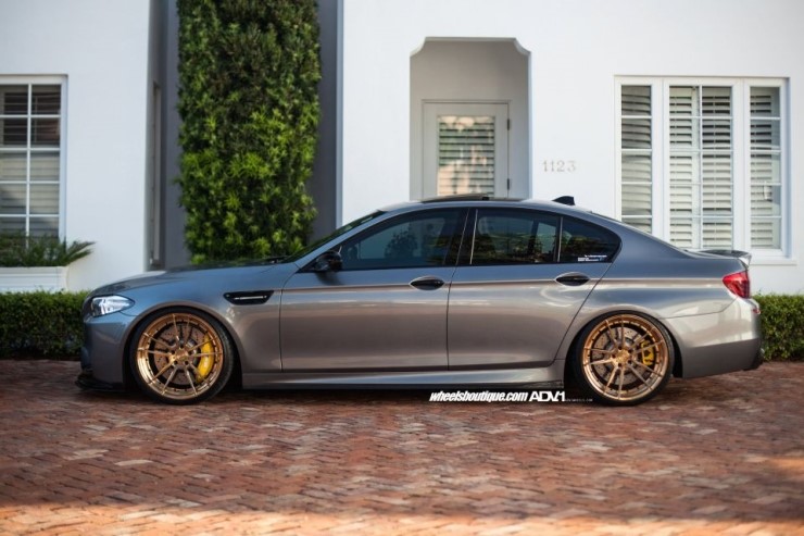 BMW F10 M5 ADV5.2MV2CS - GLOSS BRONZE FACE / POLISHED GLOSS BRONZE ...