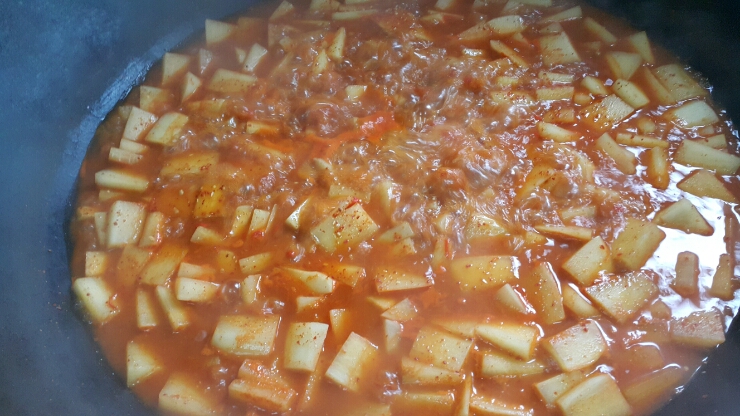 꽁치무조림&감자채볶음 : 네이버 블로그