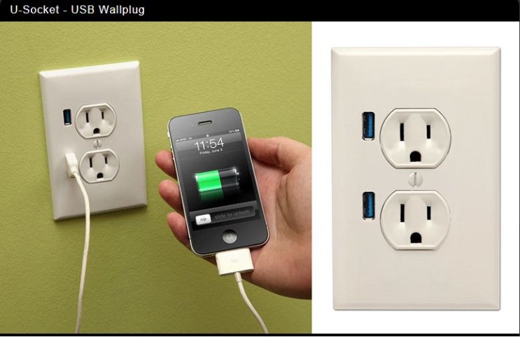 U-Socket - USB Wallplug : 네이버 블로그