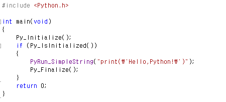 [C++] C/C++에서 python embedding하기 (1) : 네이버 블로그