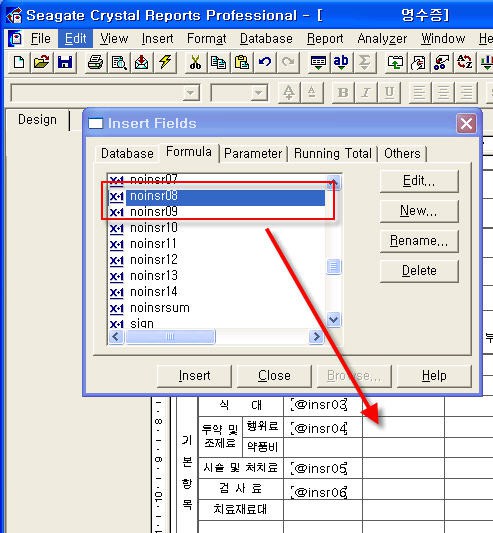Crystal Report Formula Field : 네이버 블로그