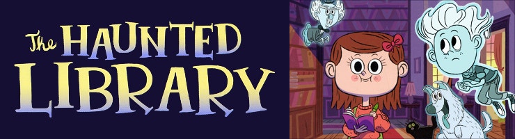 도서관에 유령이 나타났다??!! 귀신 보는 소녀와 초짜 유령의 『Haunted Library』 : 네이버 블로그