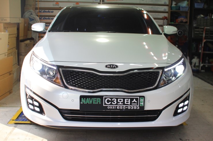 더뉴k5순정HID구조변경 스마트코너링램프작업 시공입니다 : 네이버 블로그