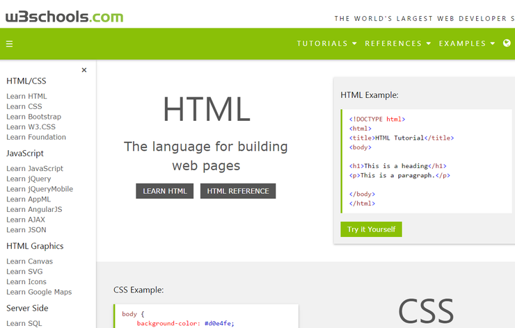 html/css 배우기 사이트 w3schools : 네이버 블로그