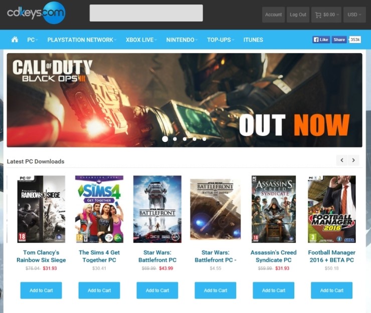 11월 6일 '폴아웃 4 재구매;; CdKeys.com은 리셀러가 아니다?' : 네이버 블로그