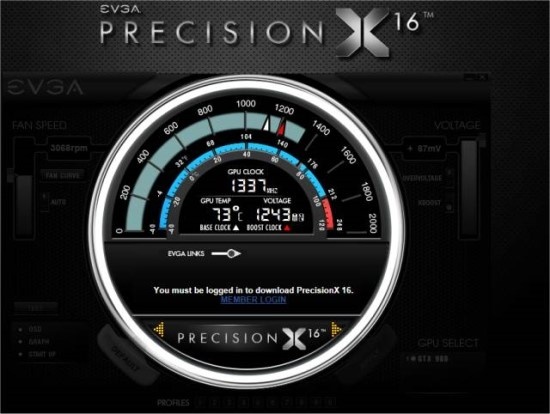 EVGA의 그래픽카드 튜닝 프로그램-EVGA Precision X 5.3.9 : 네이버 블로그