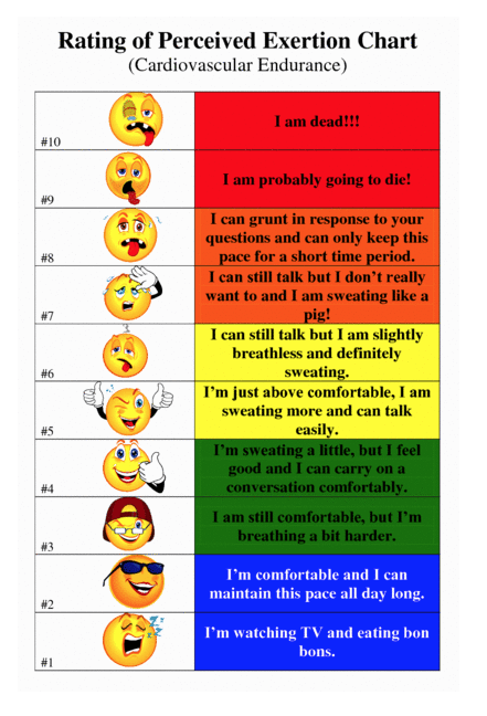 RPE.운동자각도.Borg Scale : 네이버 블로그