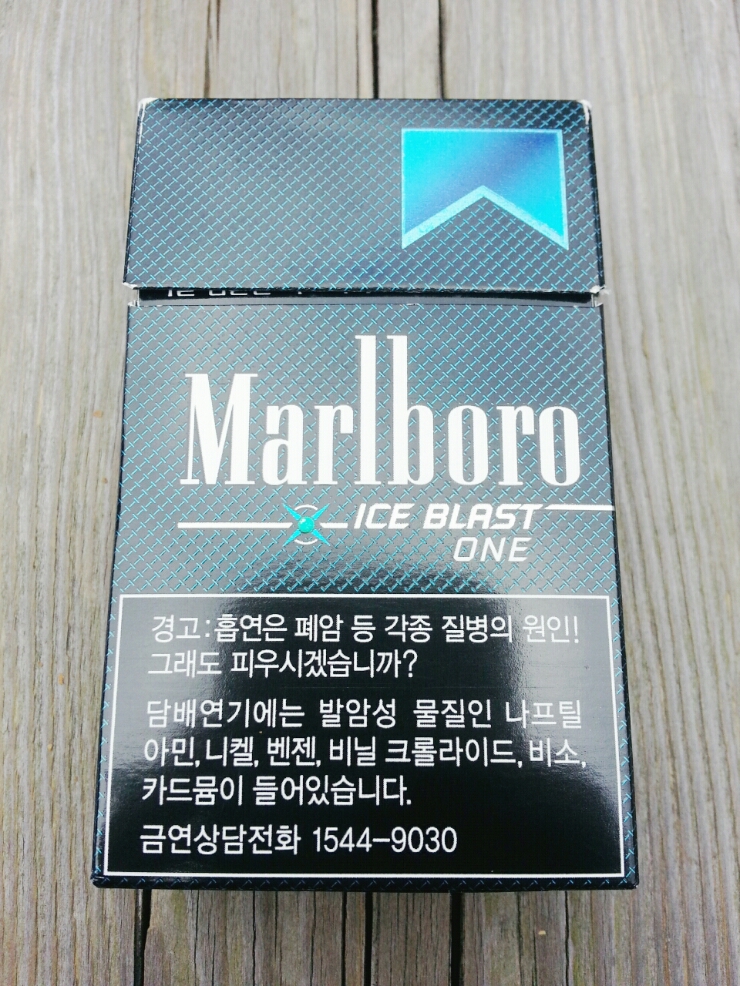 [외국담배] 말보로 아이스블라스트 원 - Marlboro ICE BLAST ONE : 네이버 블로그