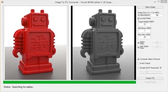 2D(사진) 이미지를 3D프린터로 출력하기 (Image to STL Converter) : 네이버 블로그