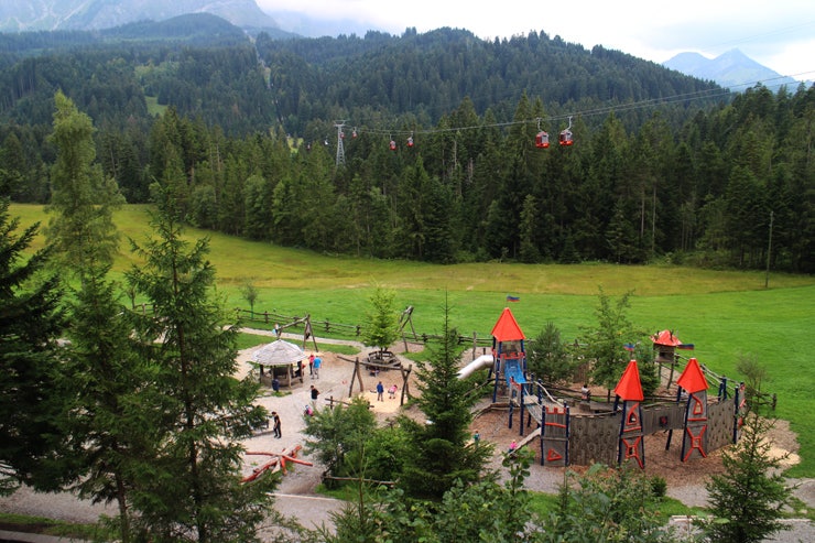 두 아이와 스위스여행 - 필라투스 당일치기 여행 (3) 크리엔세레그 PILU-LAND 놀이터 이용기 / 크리엔스에서 루체른으로 ...