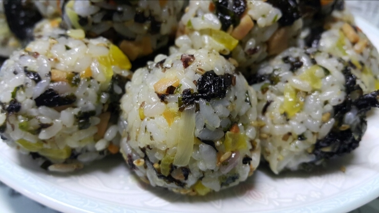 간단한 주먹밥 만들기 한입주먹밥 : 네이버 블로그